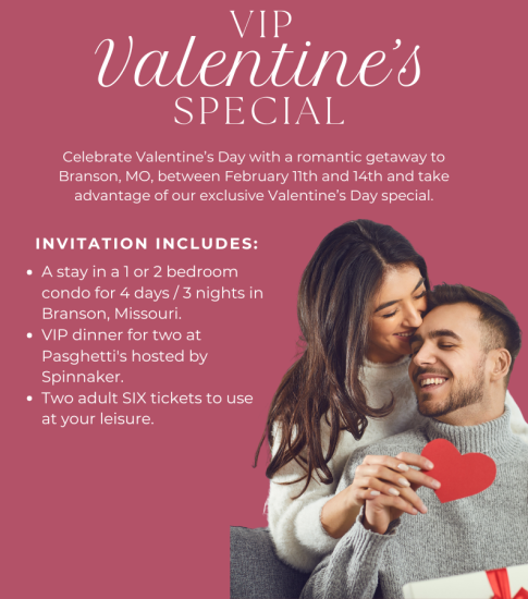 VIP Special Event Invitation - Branson (A) - Spinnaker Resorts
